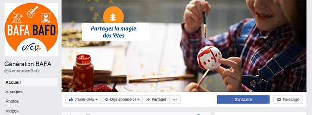 Les formations au Bafa et Bafd, un des 6 métiers de l'Ufcv